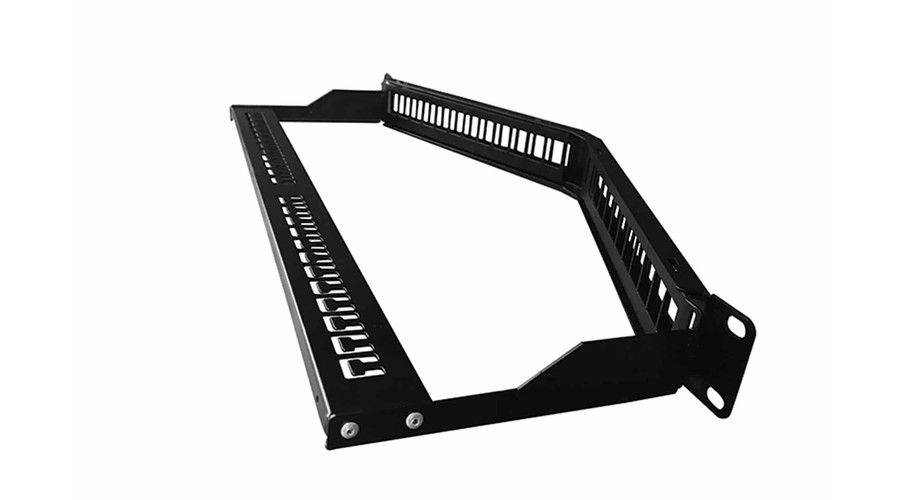 AFL HYPERSCALE 1U 24 portos döntött moduláris patch panel, üres