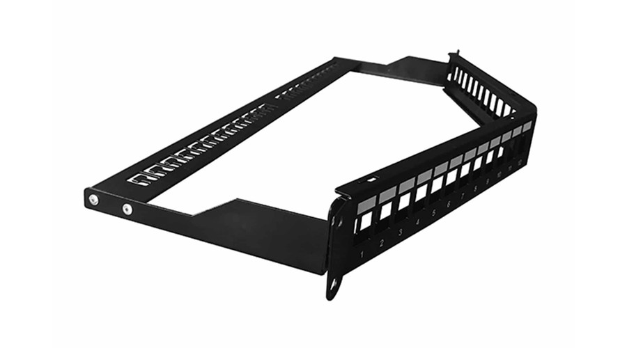 AFL HYPERSCALE 1U 24 portos döntött moduláris patch panel, üres