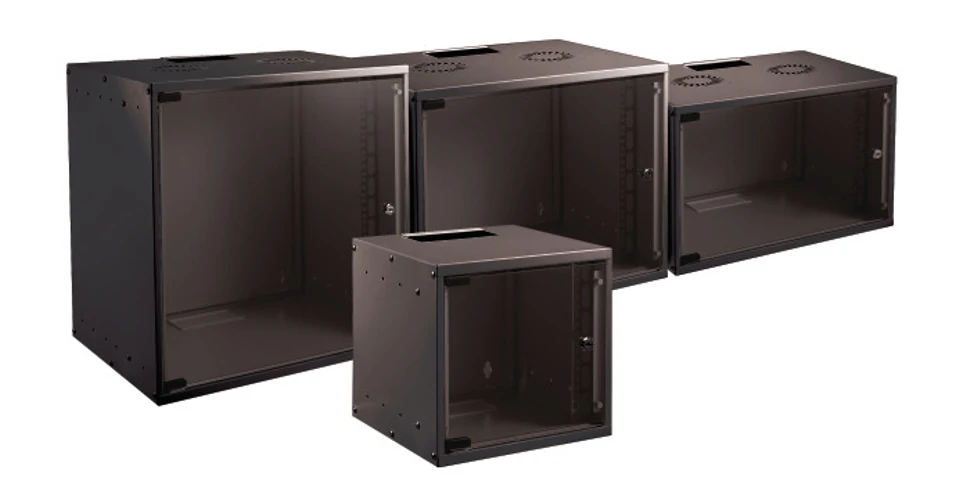 EFB SOHO 19 12U 535x600mm fali szekrény, lapraszerelt, RAL9005 fekete ...