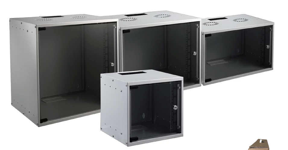 EFB SOHO 19 6U 535x600mm fali szekrény, lapraszerelt, RAL7035 szürke ...