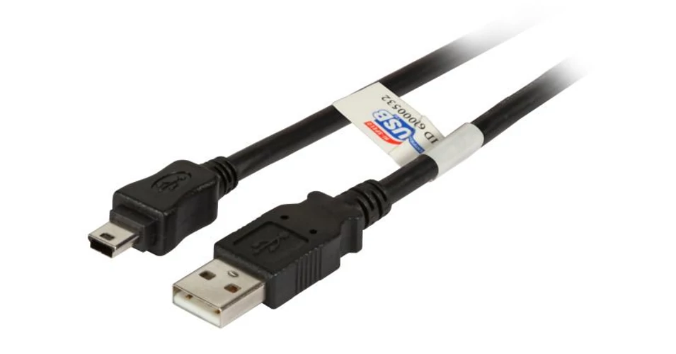 EFB USB2.0 Prémium 480 Mbit/s kábelek USB-A / USB-Mini B csatlakozókkal ...