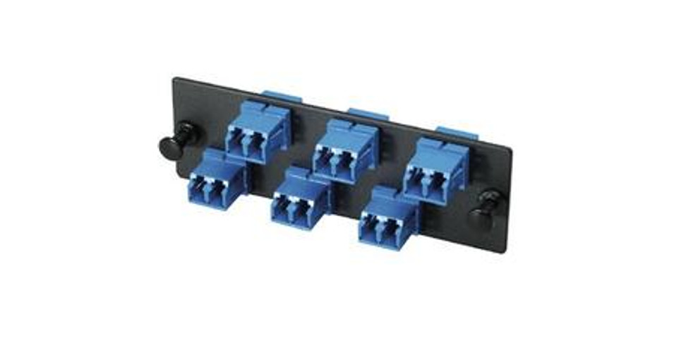 Panduit Opticom LC Fiber Adapter Panel (FAP), 6xLC duplex SM OS2 ...