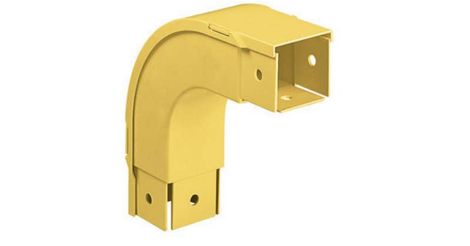 PANDUIT Fiber-Duct 2X2 vertikális 90° külső kanyarelem, sárga - PANDUIT ...