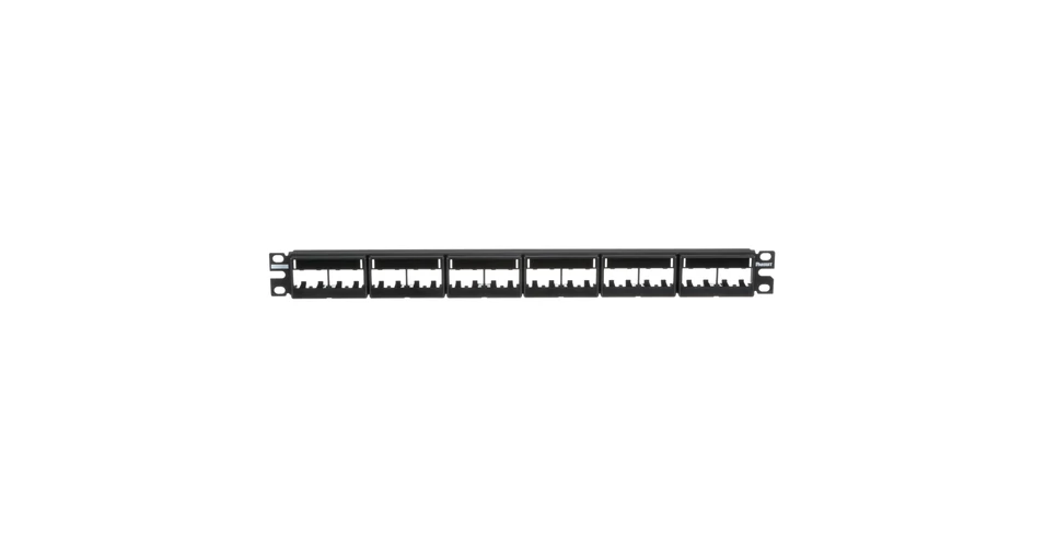 PANDUIT 24 portos Mini-Com moduláris patch panel elölről bepattintható ...