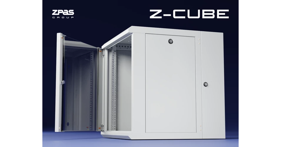 ZPAS Z-CUBE 19 18U magas 600x450 mm egyrészes üvegajtós hálózati fali ...